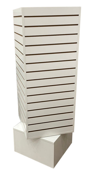 Slatwall rotating tower - WD161660W – Ablelin Store Fixtures Corp.