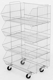 Stacking basket unit - KL3802 – Ablelin Store Fixtures Corp.