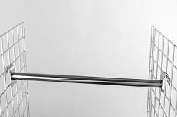 Straight hangrail for grid - KL2701, KL2702 – Ablelin Store Fixtures Corp.